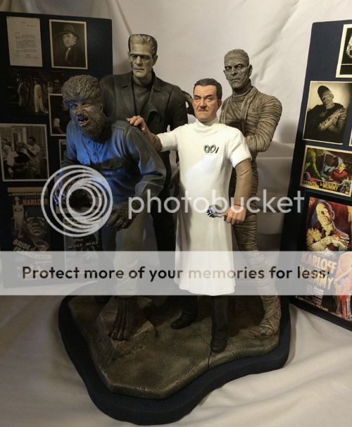 Jack Pierce Tribute diorama