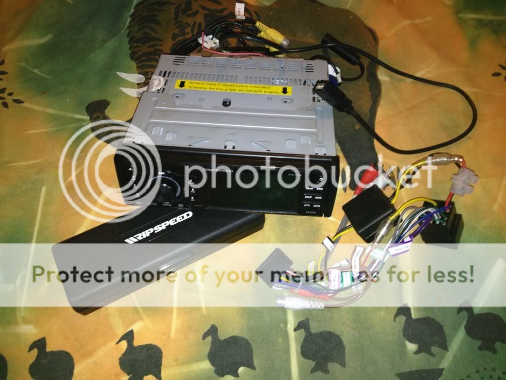 Ripspeed DVD-733B DVD Headunit - with reversing camera input | VW T4 ...