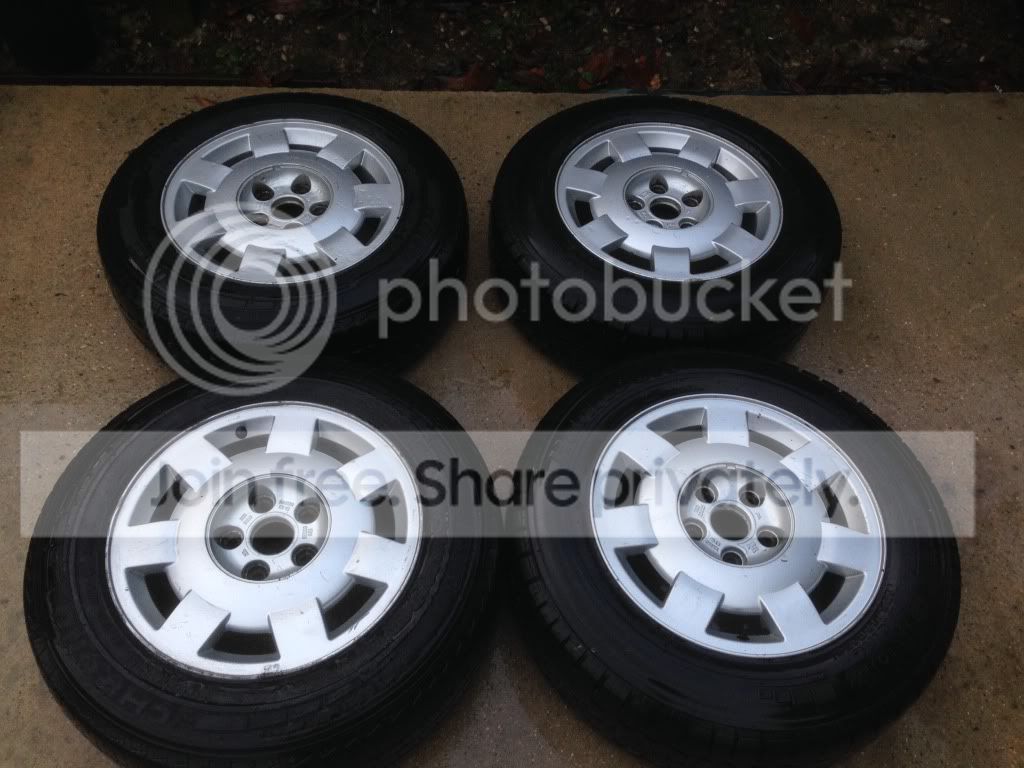 Genuine T4 Multivan/Caravelle Alloy Wheels with All-Season M+S Tyres ...