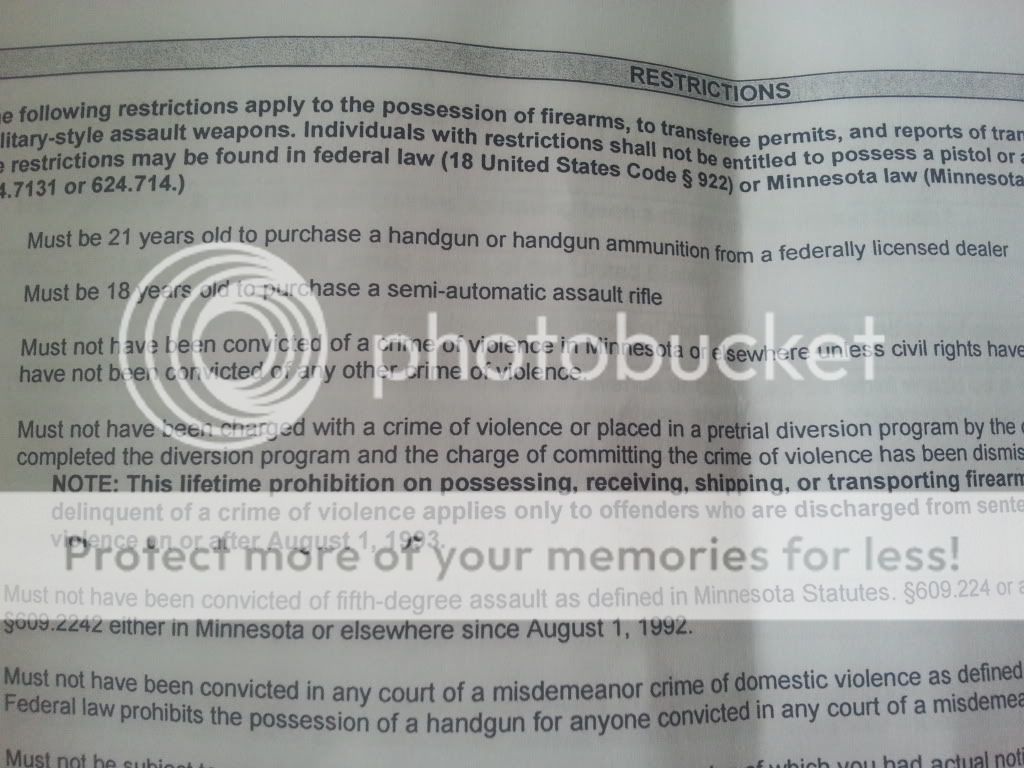 MN gun laws > Minnesota > AR15.COM